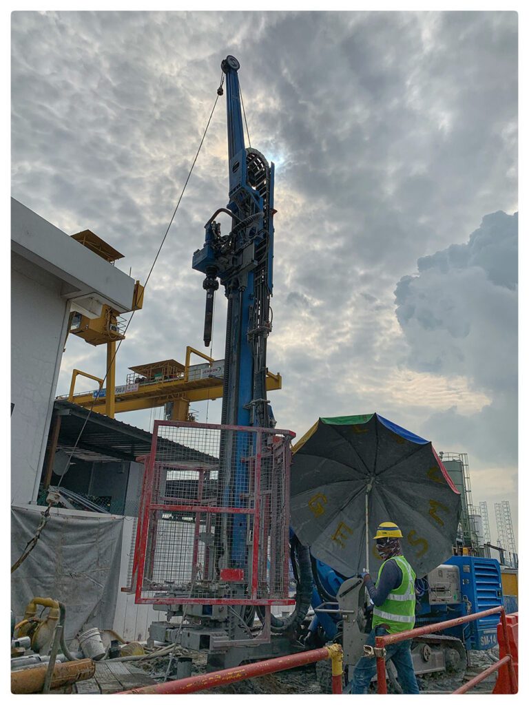 Recharge well for Tuas Water Reclamation Project (TWRP), PUB - Geosmart